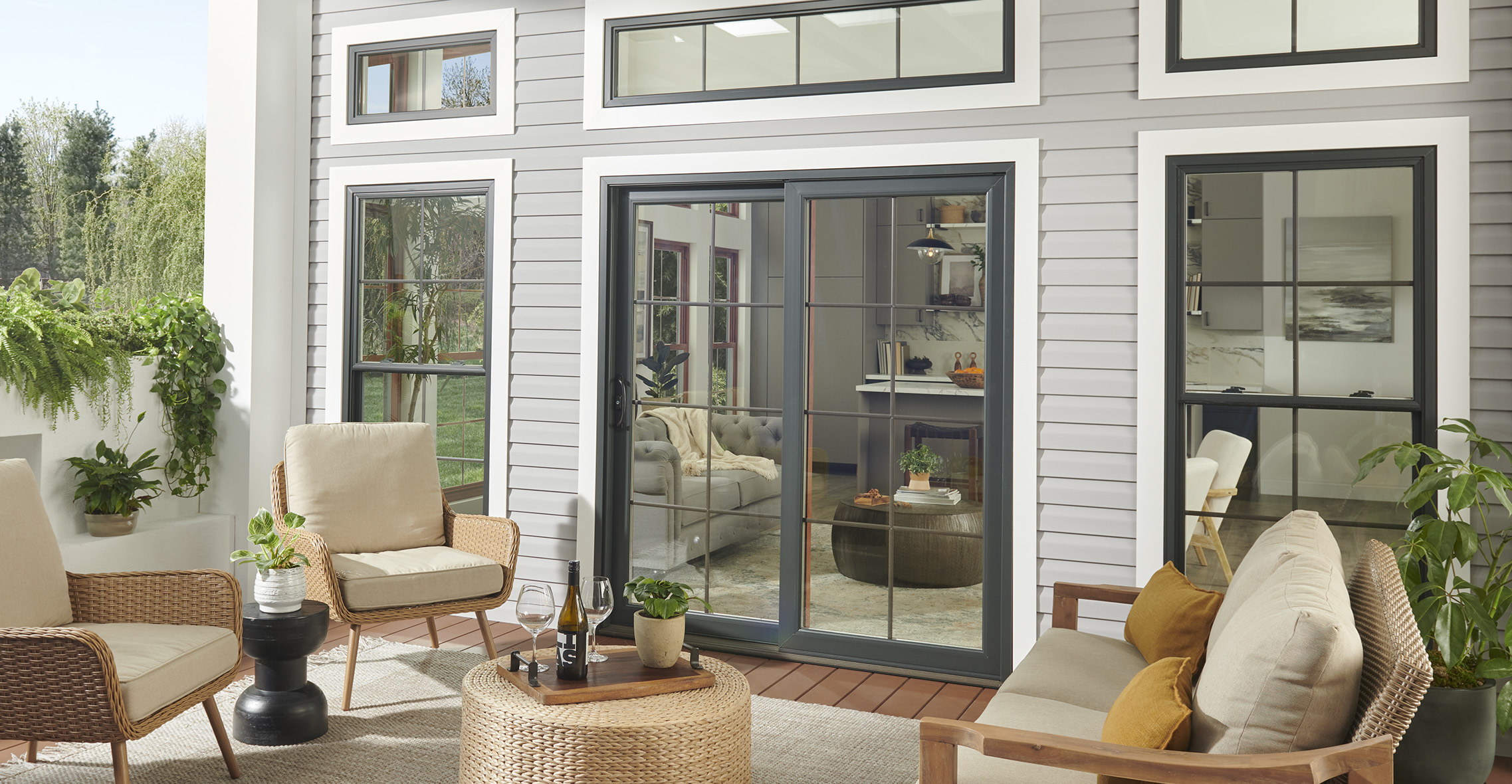 Contemporary Window & Door Combinations - Simonton