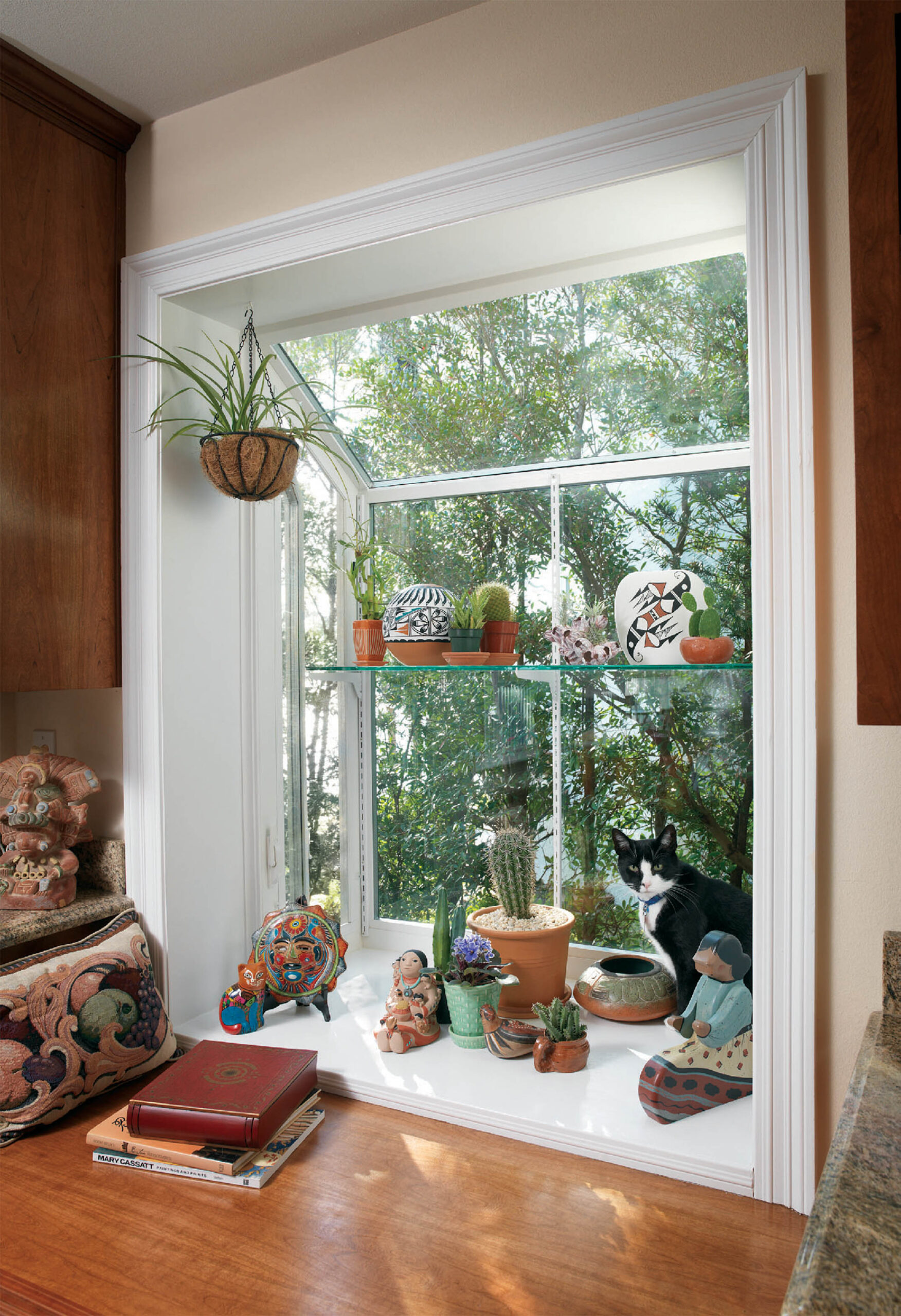 Garden window display case - Simonton